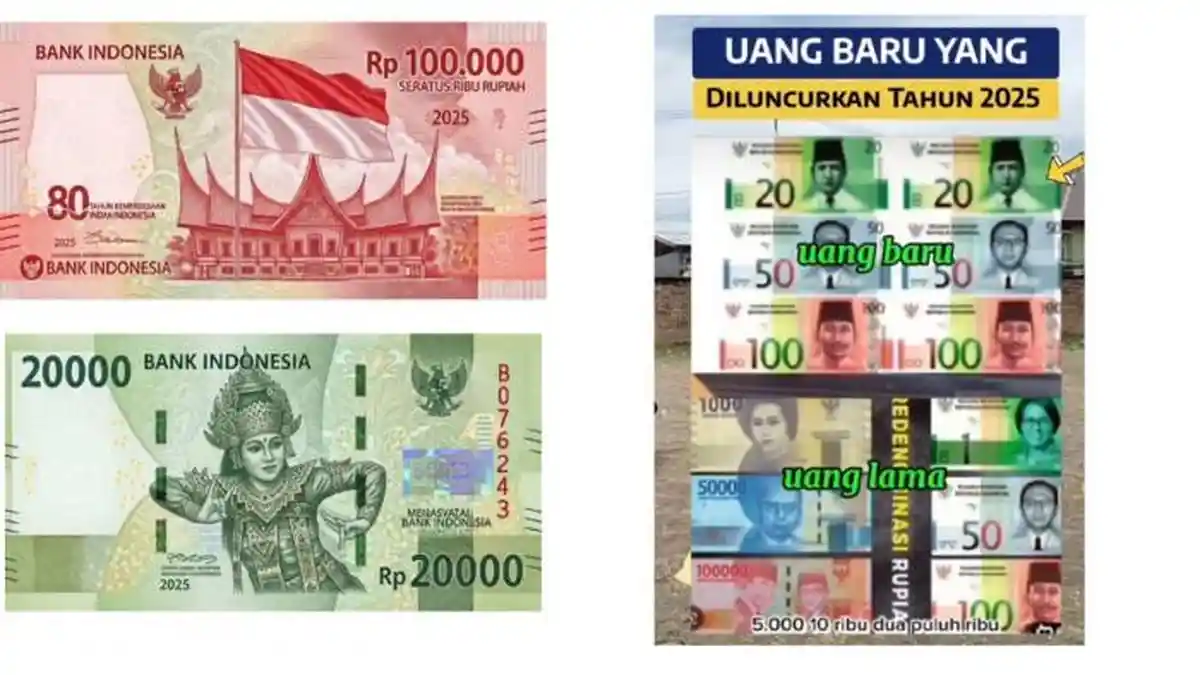 Viral Penampakan Uang Rupiah Baru 2025 Edisi HUT ke-80 RI, Ini ...