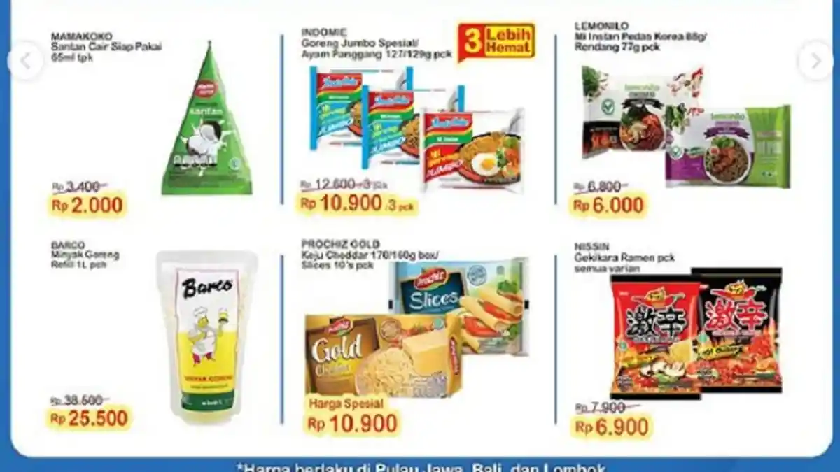 Promo Indomaret Terbaru 3-9 Mei Serba Murah Mie Sedaap,Lemonilo,Indomie ...