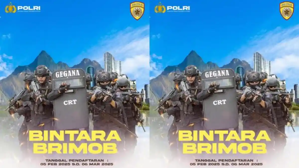Penerimaan Polri 2025 Bintara Brimob: Syarat Umum, Syarat Khusus, Cara ...