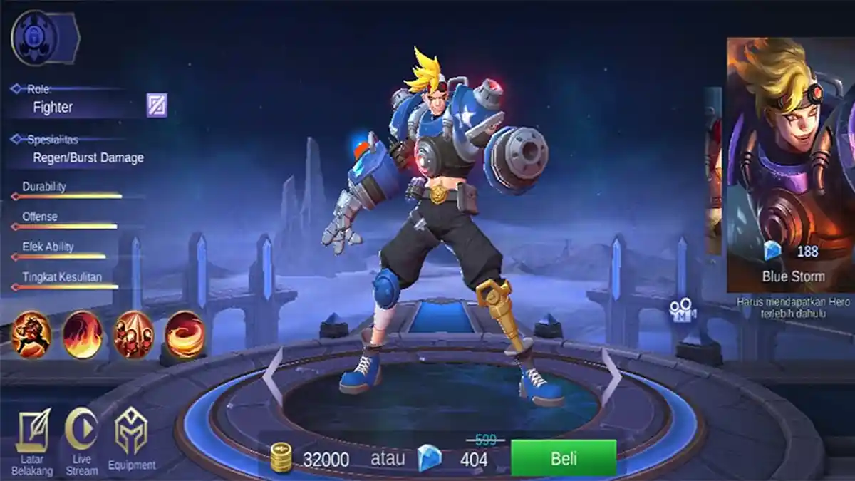 X.Borg Hero Fighter Baru Mobile Legends Resmi Dirilis! Berikut Build ...