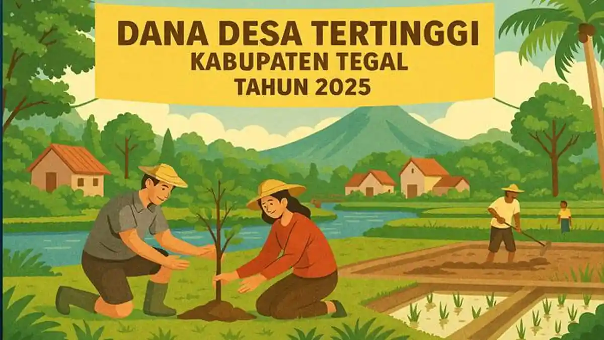 Inilah 10 Desa di Kabupaten Tegal Jawa Tengah Dapat Dana Desa 2025 ...