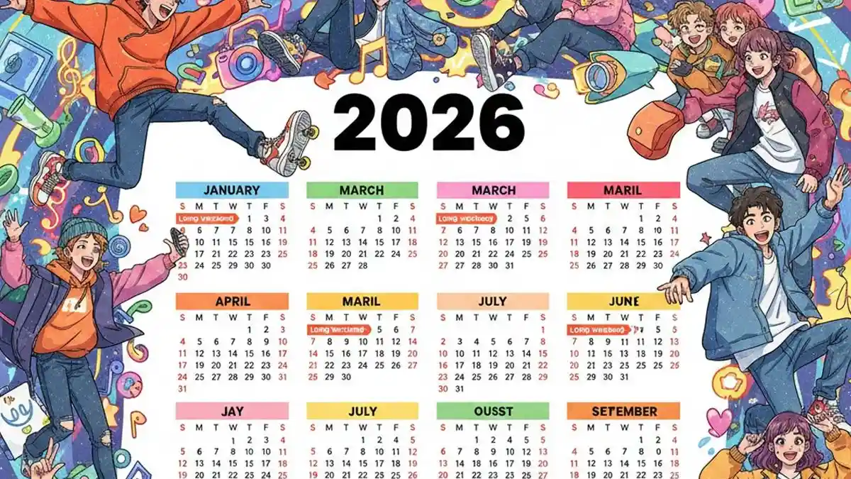 Daftar Tanggal Merah Hari Libur Kalender 2026, Ada Long Weekend Lebaran ...