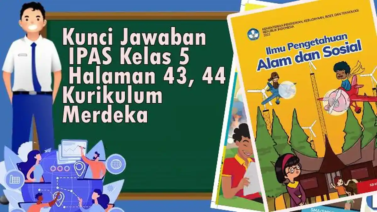 Kunci Jawaban IPAS Kelas 5 Halaman 43, 44 Kurikulum Merdeka Lakukan ...