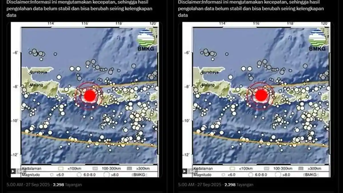 Gempa Hari Ini Guncang Lombok Tengah NTB, Lihat Pusat Gempa Terkini ...
