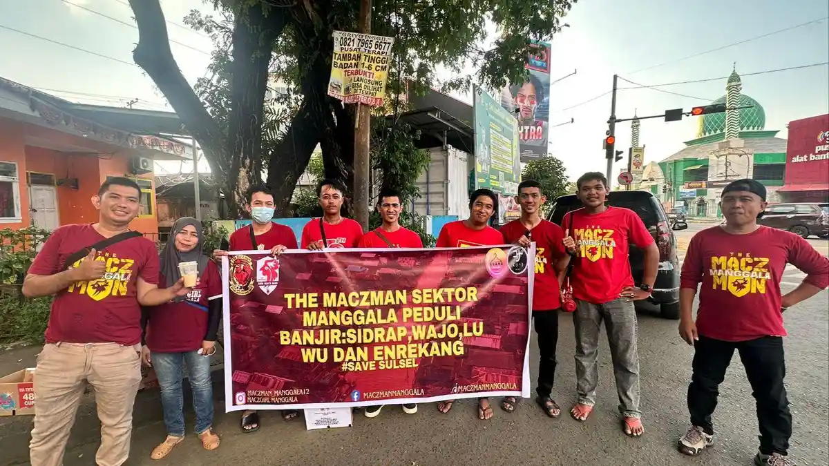 The Macz Man Sektor Manggala Galang Dana buat Korban Banjir Luwu Sulsel ...