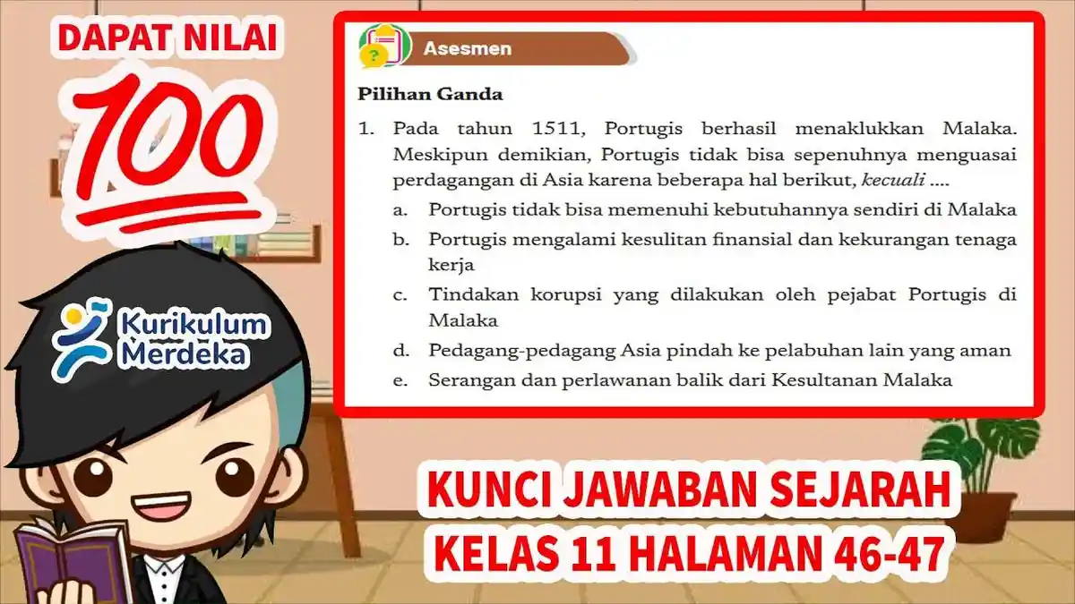 Kunci Jawaban Sejarah Kelas 11 Halaman 46 47 Kurikulum Merdeka, Bab 1 ...
