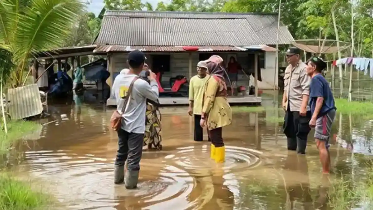 2 Desa di Oki Sumsel 5 Hari Dikepung Banjir: Pasang Surut Air Laut ...