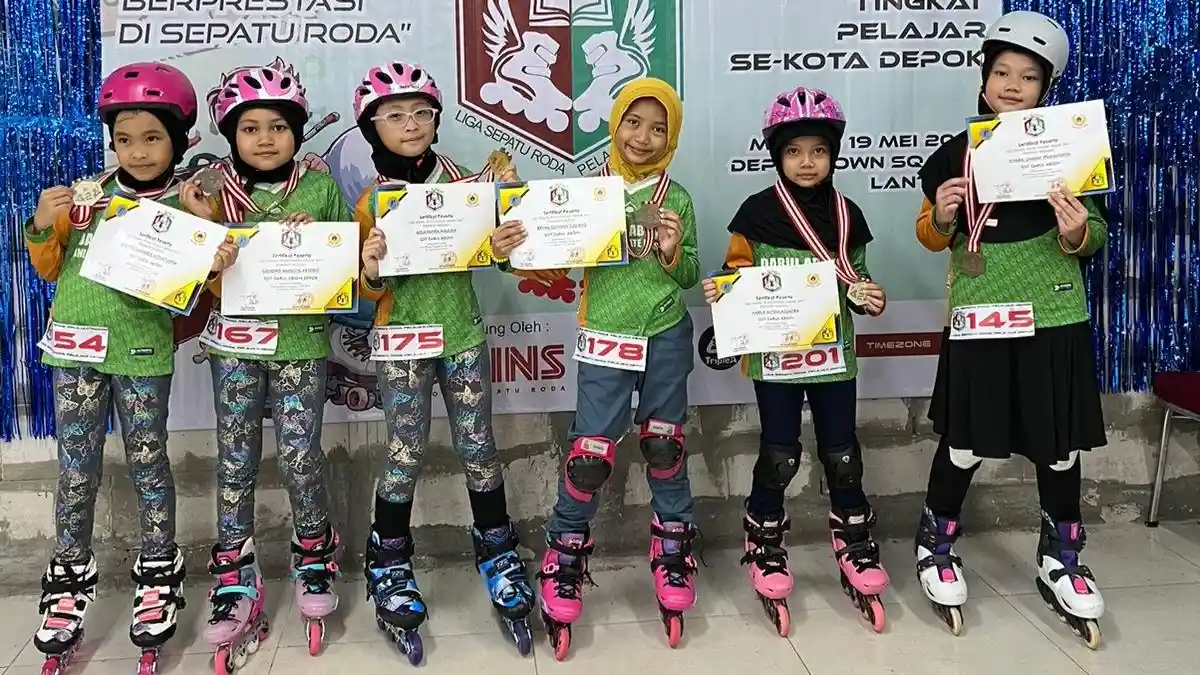 Liga Sepatu Roda Pelajar Depok 2024 Sukses Digelar, Tim SDIT Darul ...