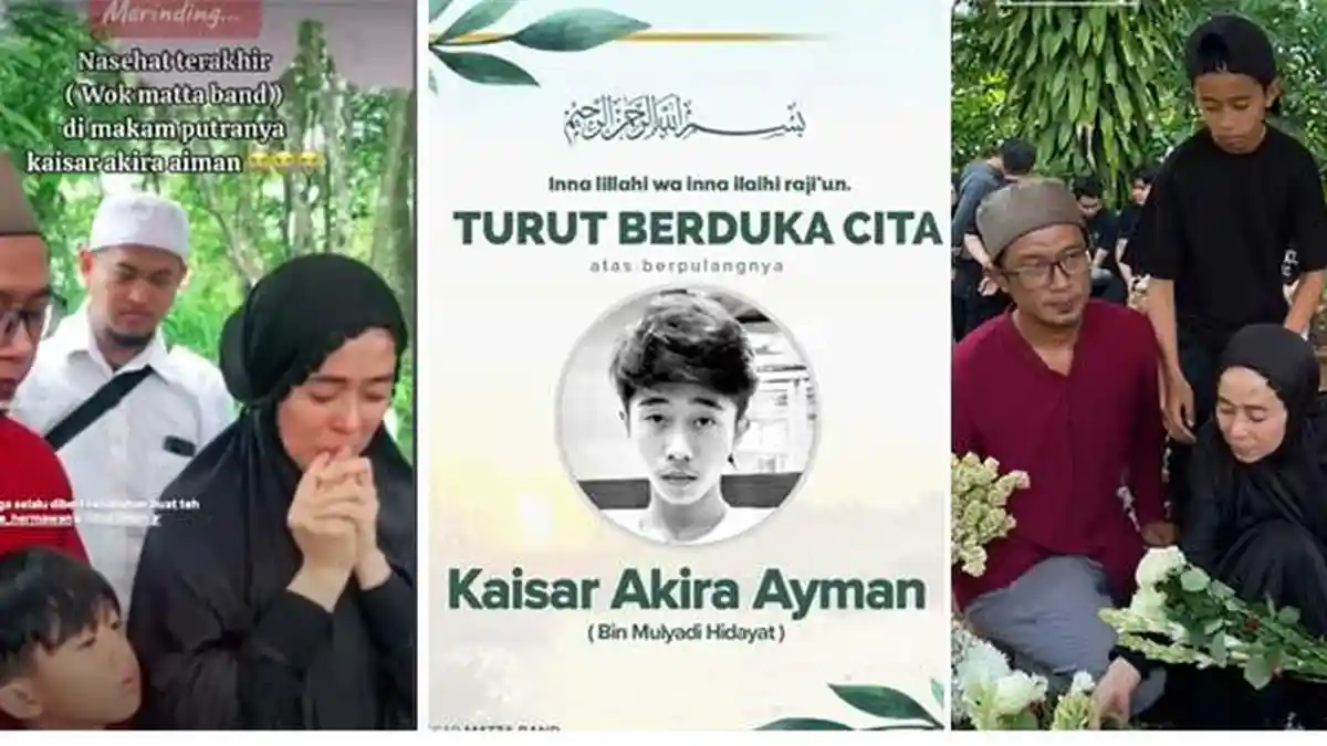 Merinding! Nasihat Wox Matta Band Saat Anaknya Dimakamkan: Aa yang ...