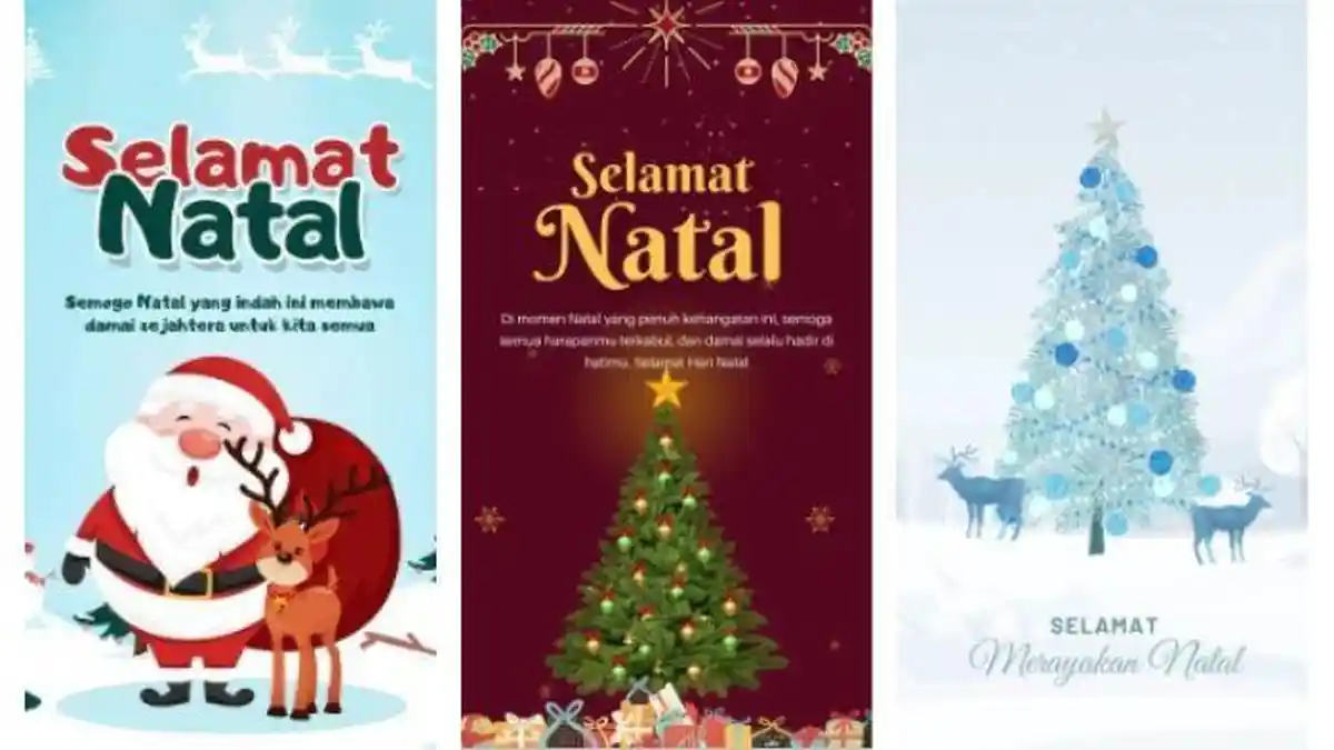 30 Poster Natal 2025 dengan Gambar Menarik, Download dan Bagikan di ...