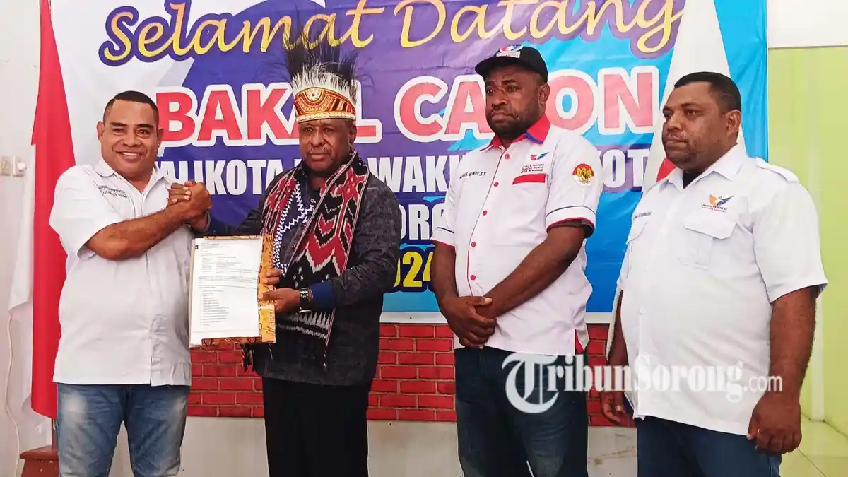 Dance Sangkek Mendaftar Balon Wali Kota Sorong ke Perindo, Komitmen ...