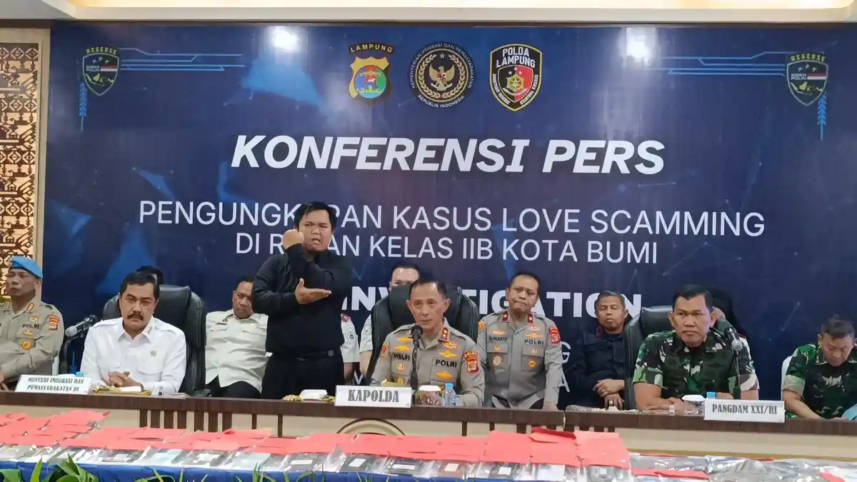 Breaking News Polda Lampung Bongkar Kasus Love Scamming di Rutan ...