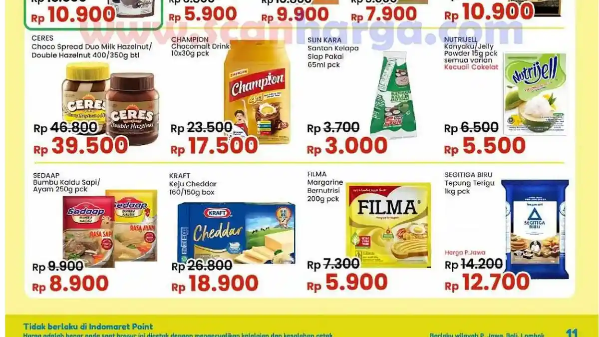 HARGA Bahan Dapur di Indomaret Alfamart Hypermart 3-7 April 2024 ...