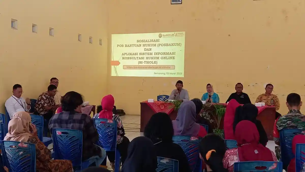 Tingkatkan Kualitas Layanan, PN Semarang Sosialisasikan Posbakum dan ...