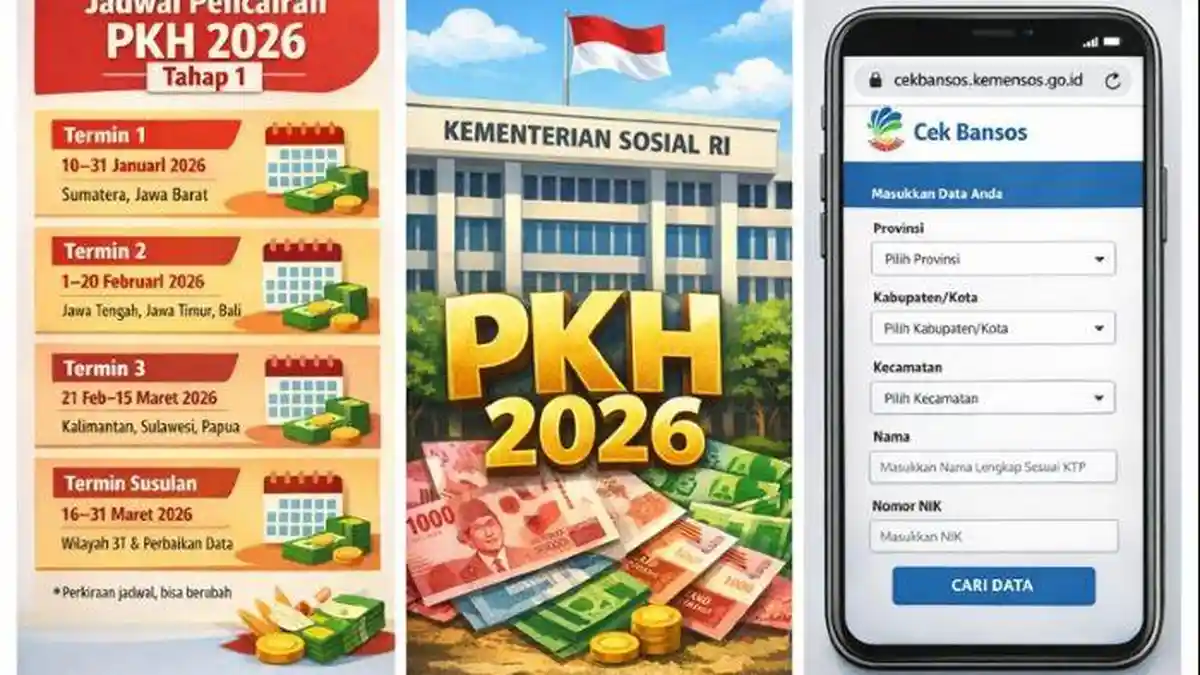 Terjawab Sudah PKH BPNT Tahap 1 2026 Kapan Cair, Cek Besaran, Tanggal ...