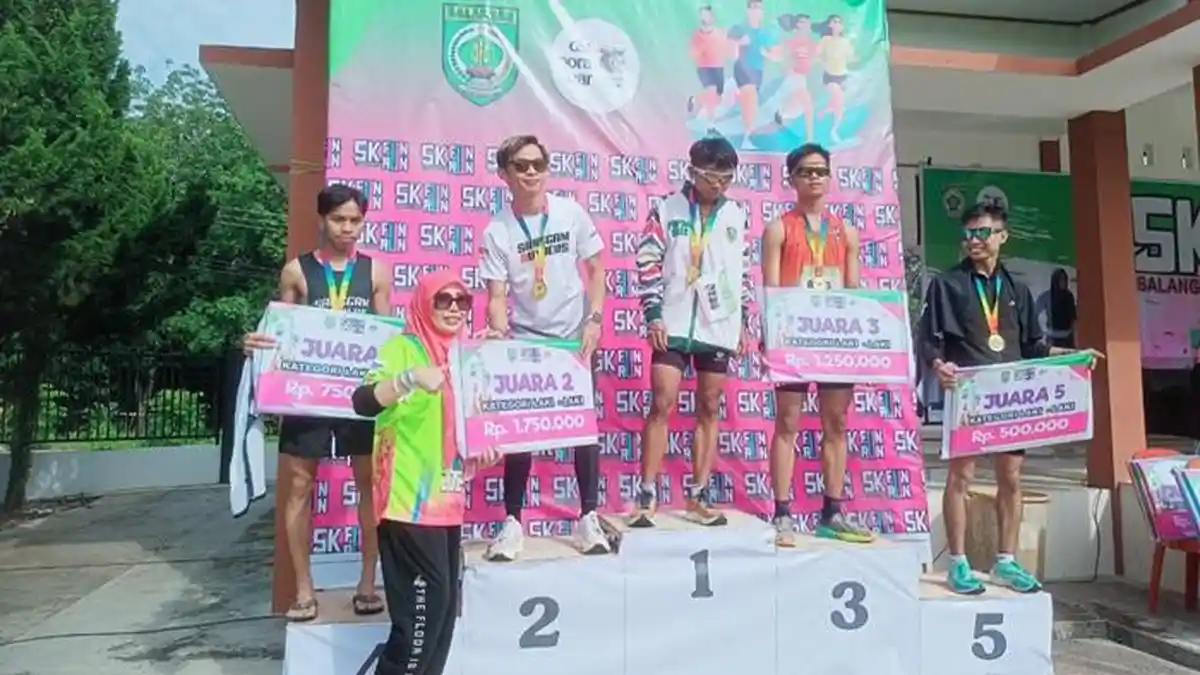 Fun Run 5K di Balangan, Anggota Sanggam Runers Bawa Pulang Hadiah Juara ...