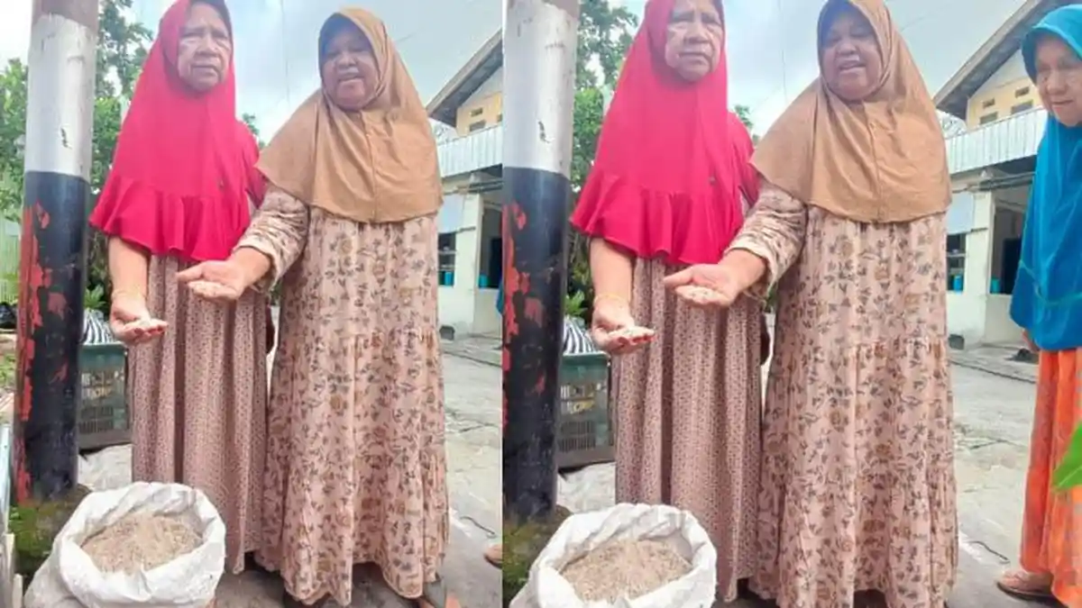 Beli Beras Rp 410 Ribu, Jamilah Penjual Nasi Kuning Syok Dapat Karung ...