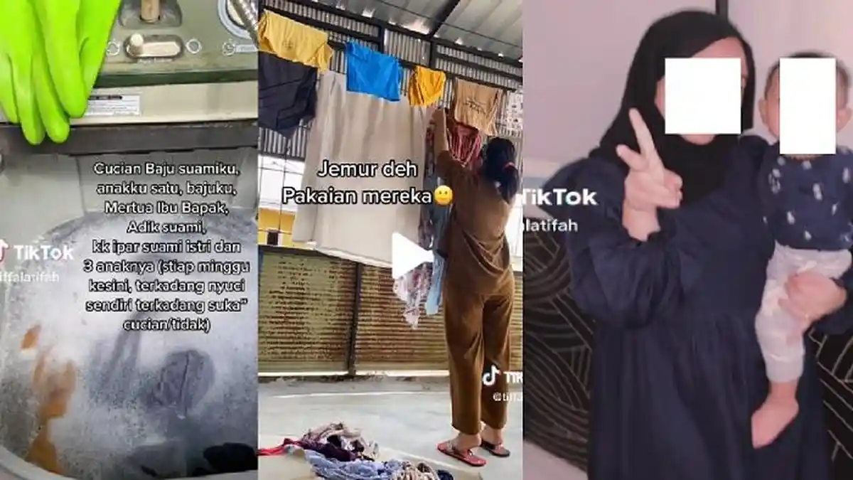 Video Viral Istri Cuhat Tinggal Di Rumah Mertua, Semua Pakaian Keluarga ...