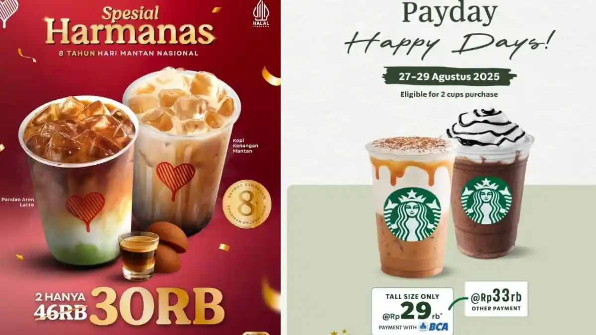 Promo Kopi Spesial Akhir Agustus 2025: Ada Starbucks hingga Kopi ...