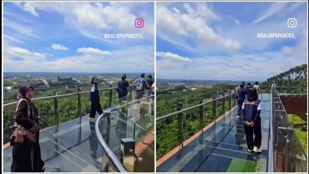 Viral Video Penampakan Jembatan Kaca Glamping di IKN, Panorama dari ...