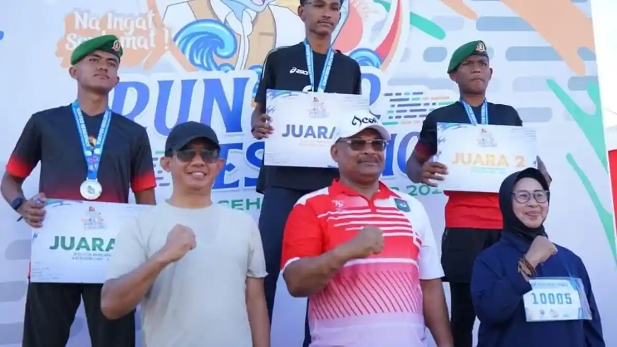 Atlet Muda Pidie Raih Juara Satu Lari 5.000 Meter di Blang Padang Banda ...