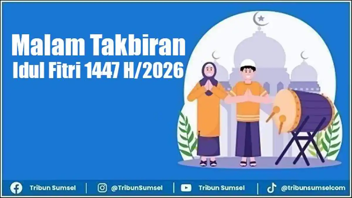 Malam Takbiran Idul Fitri 1447 H/2026 Tanggal Berapa? Ini Penjelasan ...