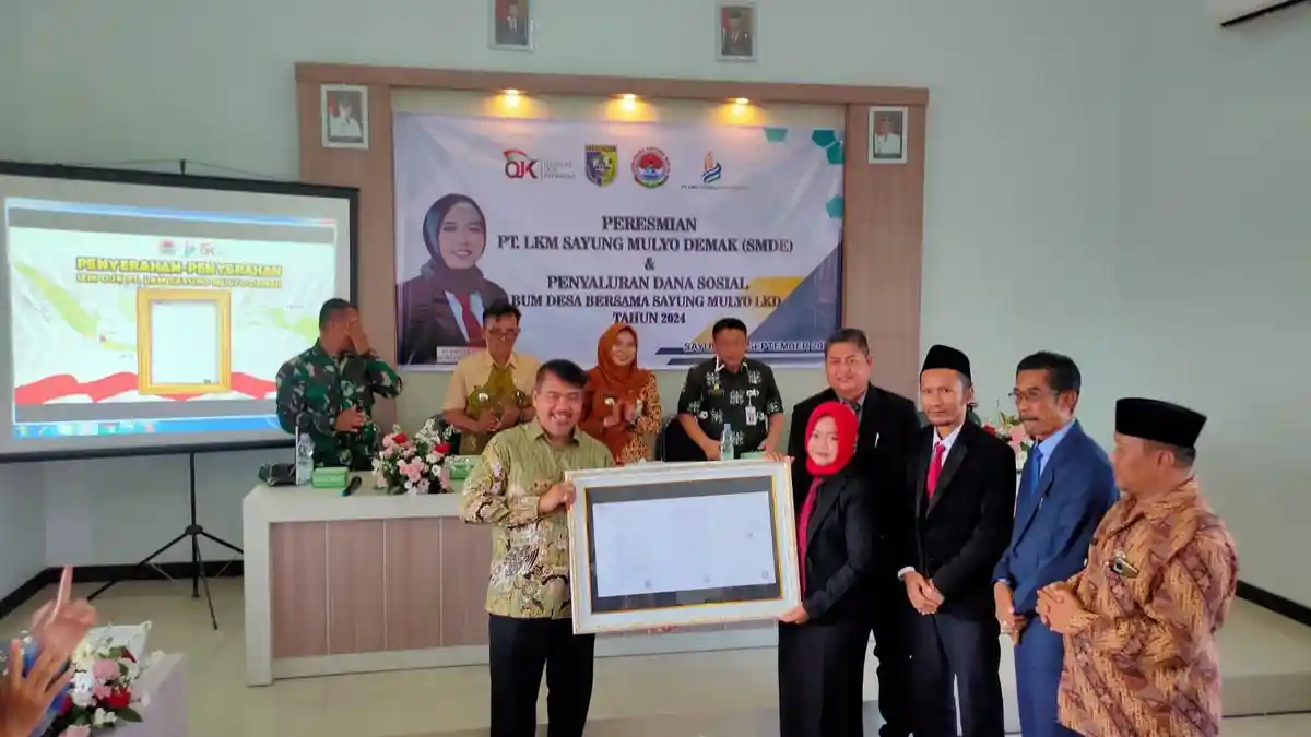 PT LKM Sayung Mulyo Demak, Lembaga Keuangan Desa Pertama di Jateng, Ini ...