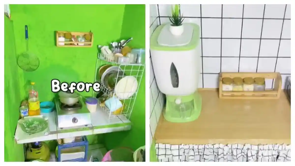 Ingin Dapur Lebih Estetik? Ikuti Tiktoker Ini, Hanya Modal Rp70 Ribu ...