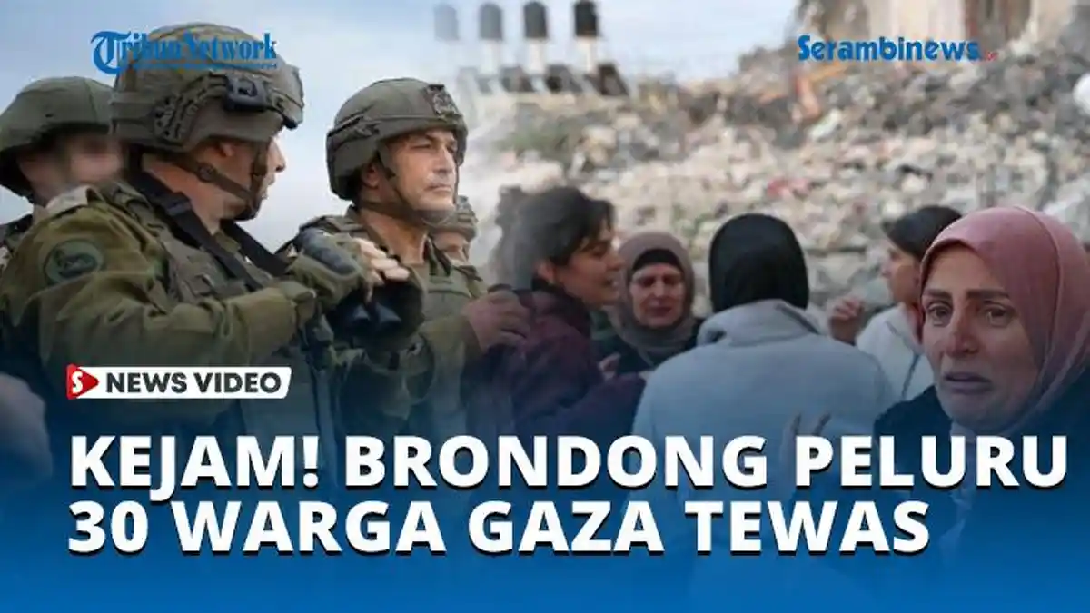 Brutal! Israel Kerahkan Tank & Sniper Tembaki Pencari Bantuan, 65 Warga ...
