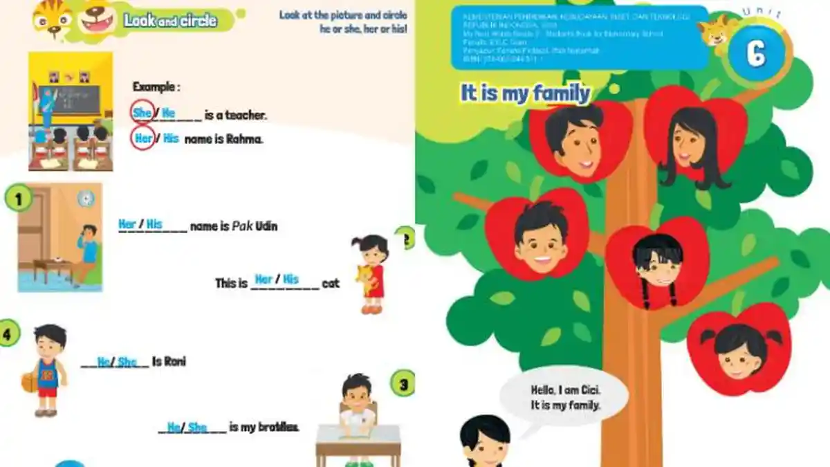 Kunci Jawaban Bahasa Inggris Kelas 2 Halaman 71 Kurikulum Merdeka Look ...