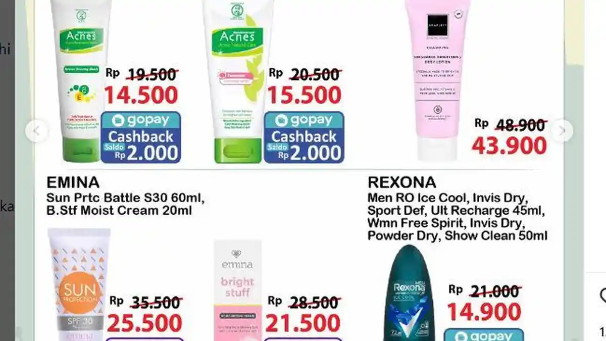 PROMO Produk Skincare di Alfamart, Superindo & Indomaret 25 November ...