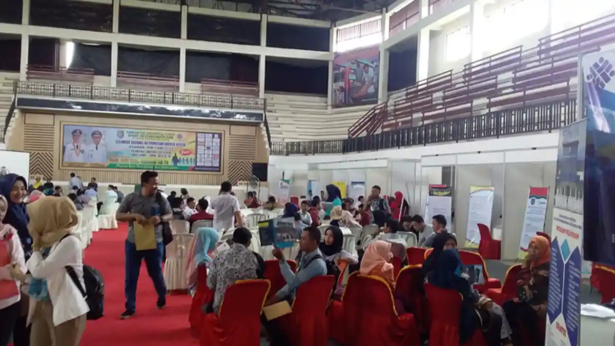 Disnaker Asahan Gelar Job Fair 2019 di GOR Rambate Rata Raya - Tribun ...