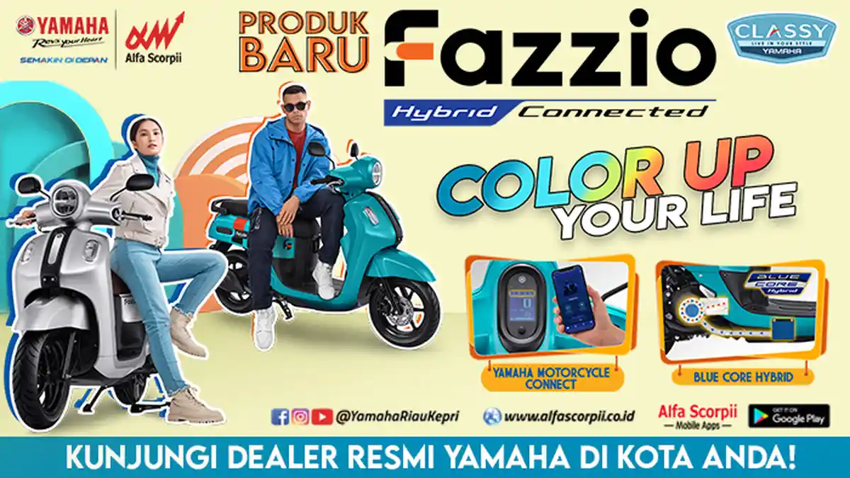 Intip Yamaha Fazzio dan Spesifikasi nya, Jangan Kaget Loo ...