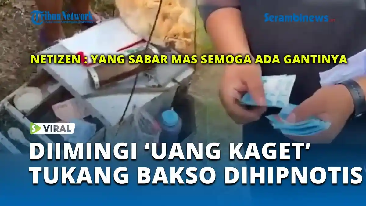 VIDEO - Iming-iming Uang Kaget Berujung Petaka, Pedagang Bakso ...