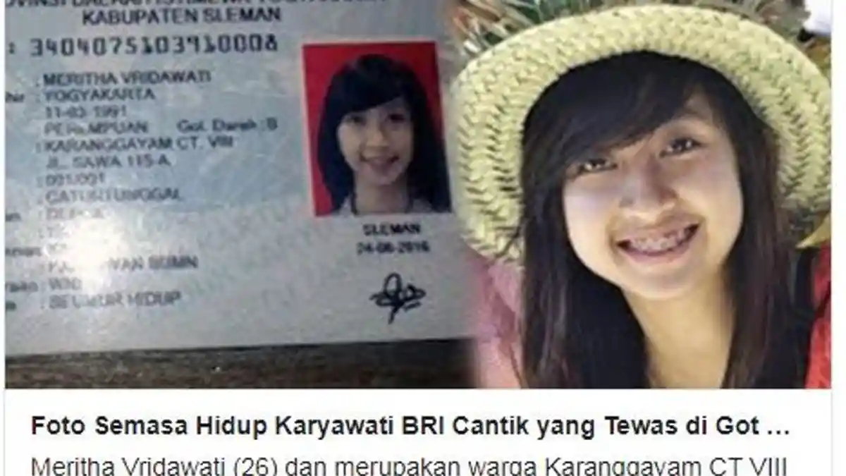 Misteri Kematian Meritha Pegawai Bank Warga Sleman, Jatuh atau Bunuh ...