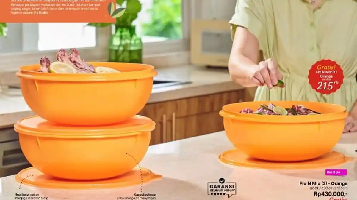 KATALOG Promo Tupperware Terbaru 5 Juni 2023 Banyak Gratisan Hingga ...