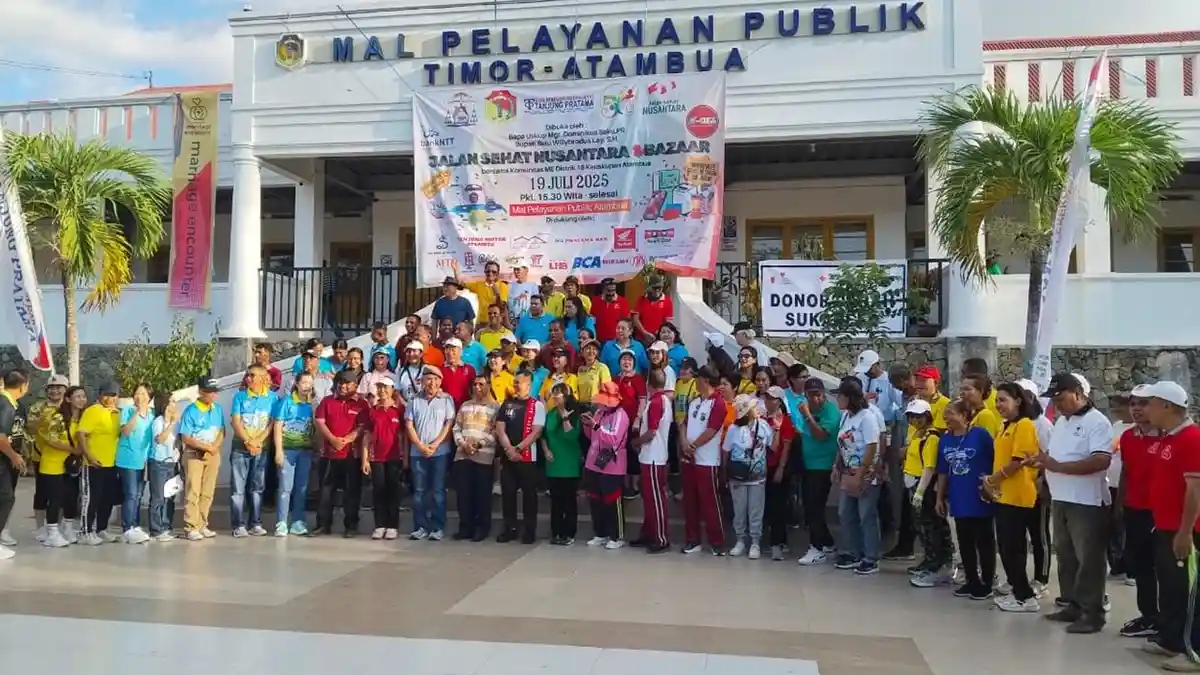 Peringati HUT ke-50, Komunitas ME Atambua Gelar Jalan Sehat Nusantara ...
