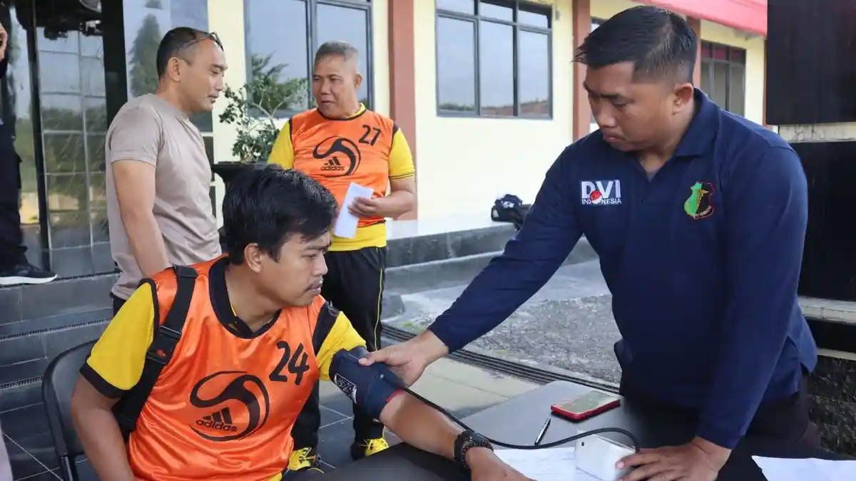 Polres Way Kanan Polda Lampung Tes Kesamaptaan Jasmani dan Ujian ...