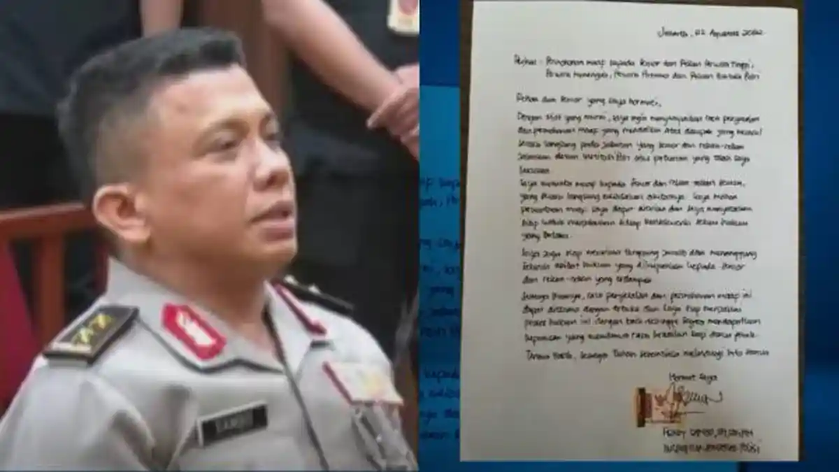 Sifat Ferdy Sambo Terkuak Menurut Tulisan Permintaan Maaf: Temperamen ...