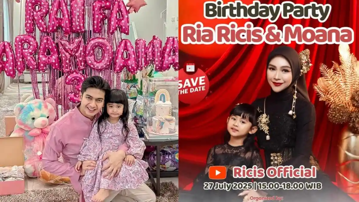 Beda Cara Teuku Ryan dan Ria Ricis Rayakan Ultah Moana, Kekasih Evan DC ...