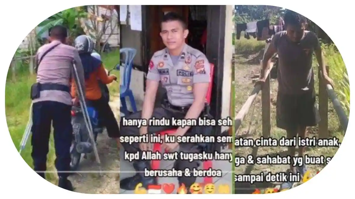 Polisi di Papua Bagikah Kisahnya 5 Tahun Lumpuh Akibat Kecelakaan Tetap Semangat Bertugas ...