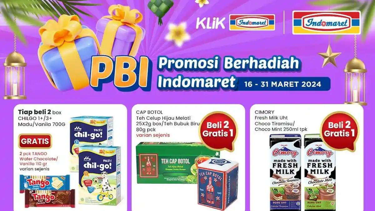 Promo Indomaret JSM 22-24 Maret 2024, Promosi Berhadiah, Banyak Diskon ...