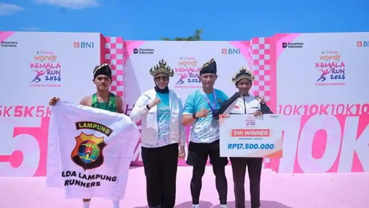 Pelari Polda Lampung Torehkan Prestasi di Kemala Run di Bali ...