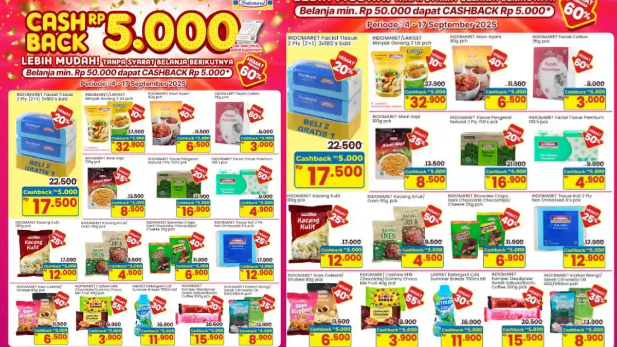 Katalog Promo Indomaret Hari Ini 9 September 2025, Harga Minyak Goreng ...
