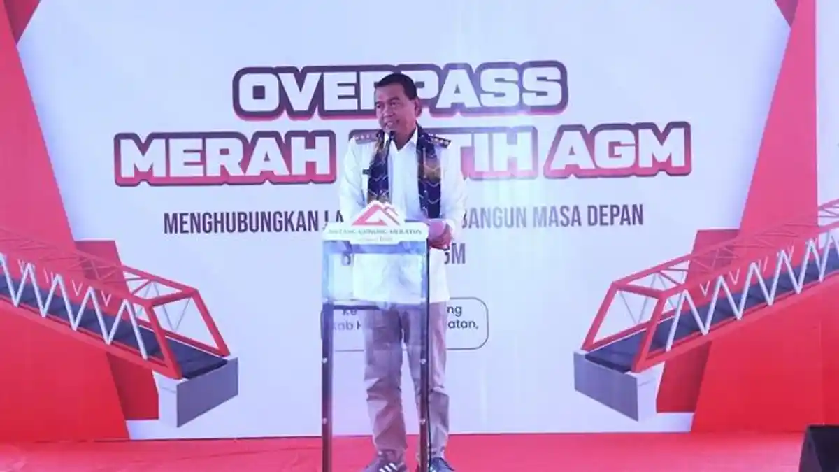 Bupati HSS bersama PT AGM Resmikan Jembatan Overpass Merah Putih ...