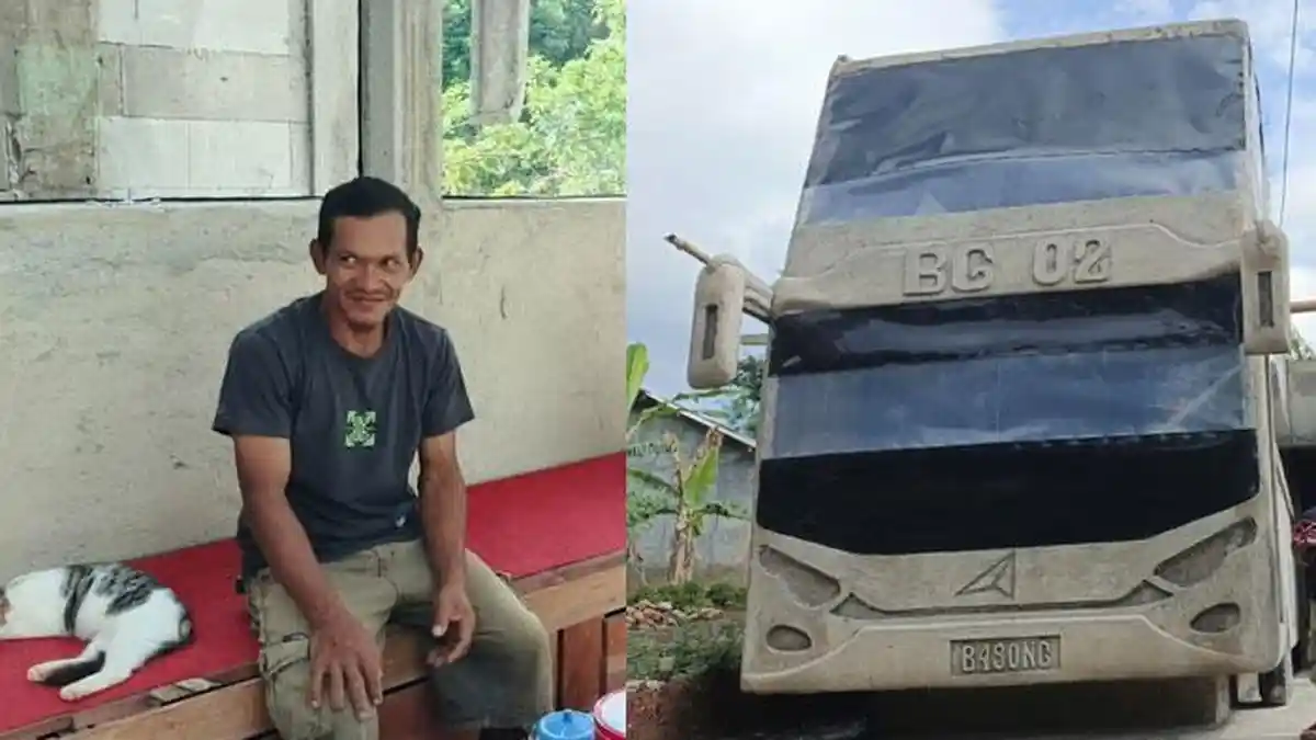 Habiskan Dana Rp125 Juta, Supardi Kuli Bangunan Bangun Rumah Mirip Bus ...