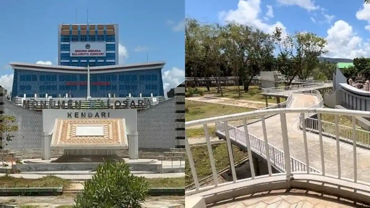 Intip Kondisi Taman Kota Kendari Sulawesi Tenggara, Ada Monumen ...