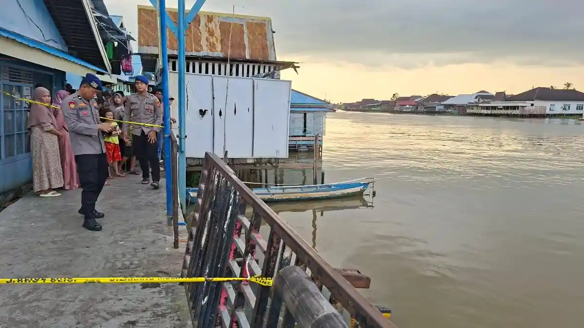 BREAKING NEWS - Heboh Penemuan Mayat Pria di Kampung Biru Banjarmasin ...