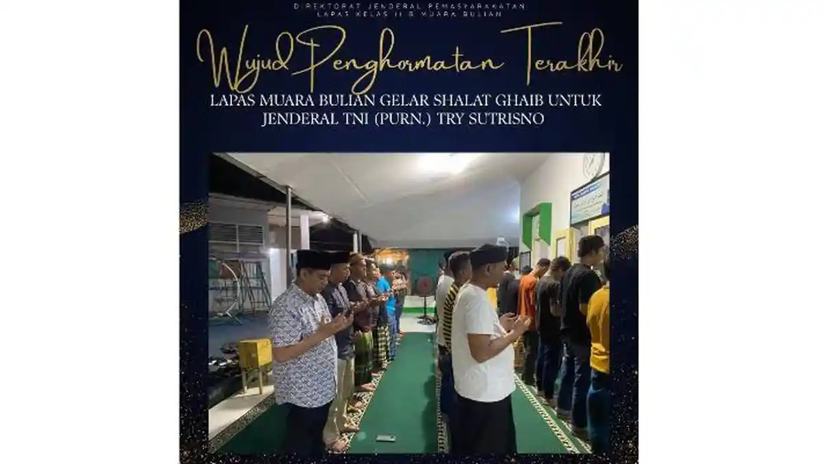 Lapas Kelas IIB Muara Bulian Gelar Shalat Ghaib, Penghormatan untuk ...