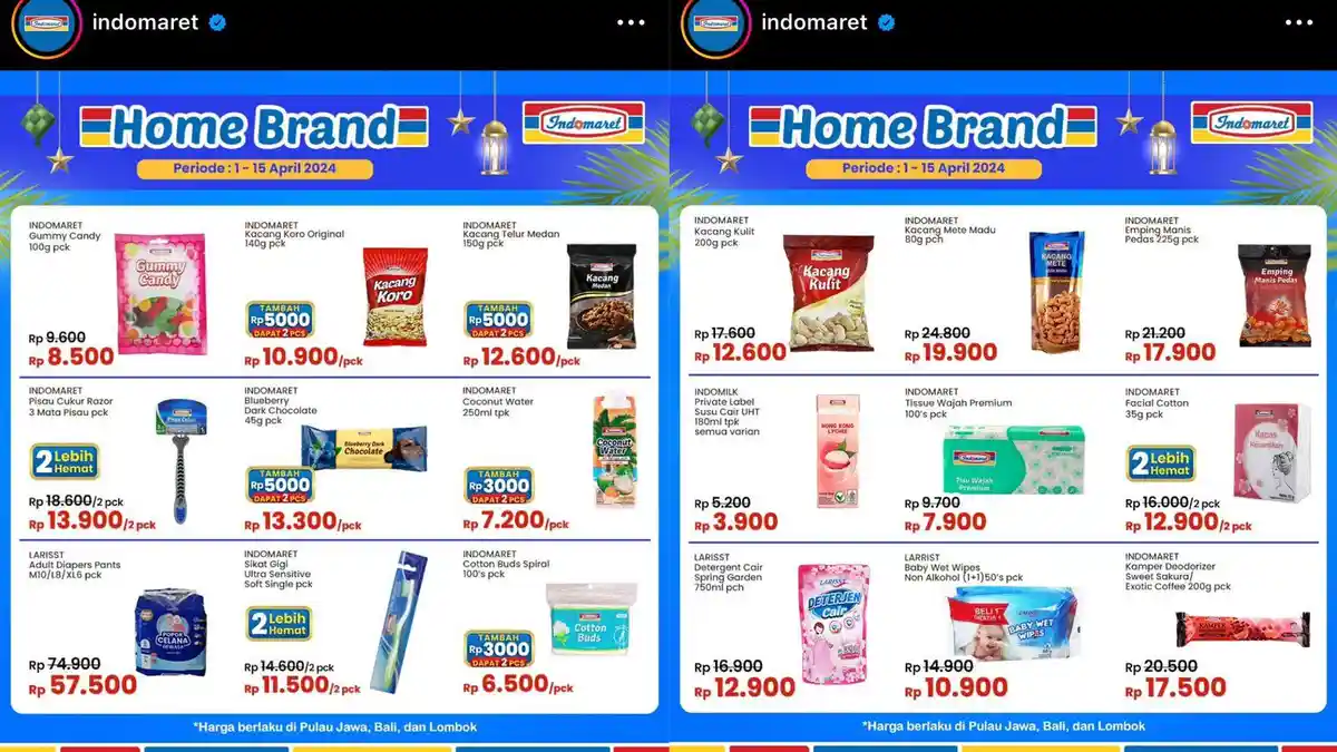 Promo Indomaret Home Brand Hari Ini, Larrist Deterjen Jadi Rp 12.900 ...